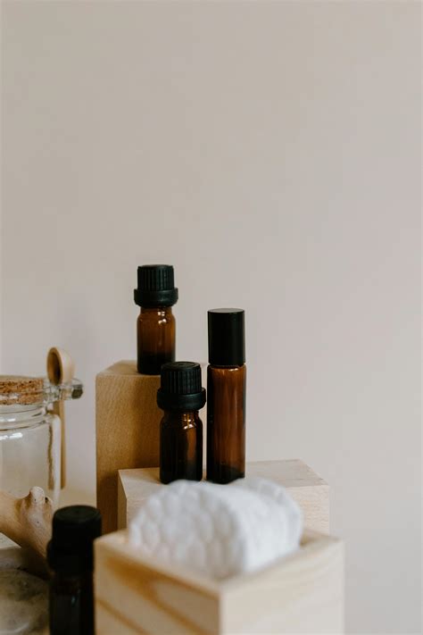 갈색 병 목업 수직 쐈어 정물 화장품에 관한 무료 스톡 사진