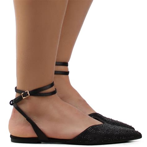 Liliana Ivy 68 Pointy Toe Flat Ivy 68 Blk Shiekh