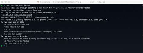 Aprende A Crear Un Nuevo Proyecto Con React Native