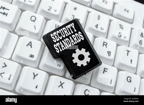 Text Caption Presenting Security Standards Word For The Scope Of