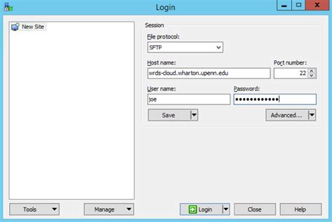 Access Wrds Remotely Via Sftp Secure Ftp
