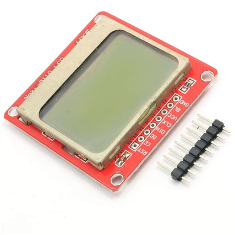 Nokia 5110 Lcd Display Module Red Zbotic