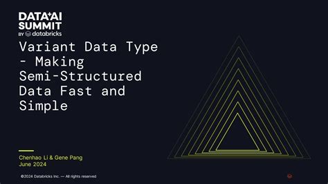 Variant Data Type Making Semi Structured Data Fast And Simple Youtube