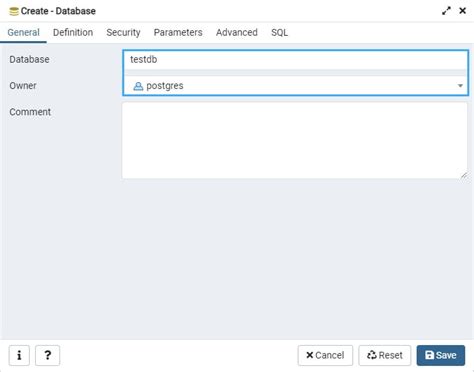 آموزش ساخت اولین دیتابیس در پایگاه داده Postgresql پایگاه داده ابری پنکیک
