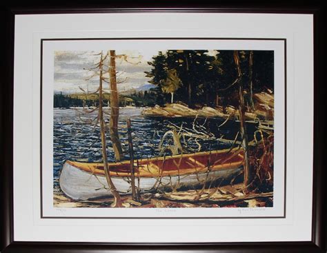 The Canoe 1912 By Tom Thomson Canadian Art Print Frame Limited Edition