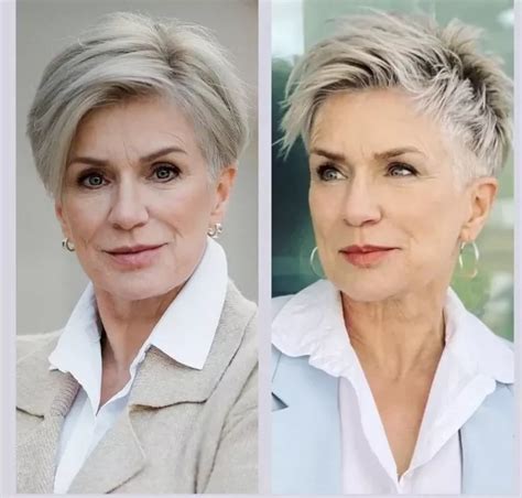 Spiky Hairstyles For Ladies Over 50 Give Your Short Pixie Haircut A