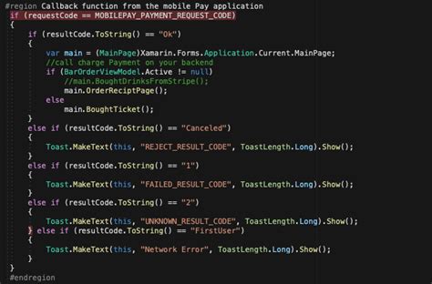 Xamarin Integrate Mobilepay In Xamrain App Ios Version Stack Overflow