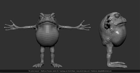 Proceso De Topología Lista Ahora A Proyectar Los Detalles Del Modelo