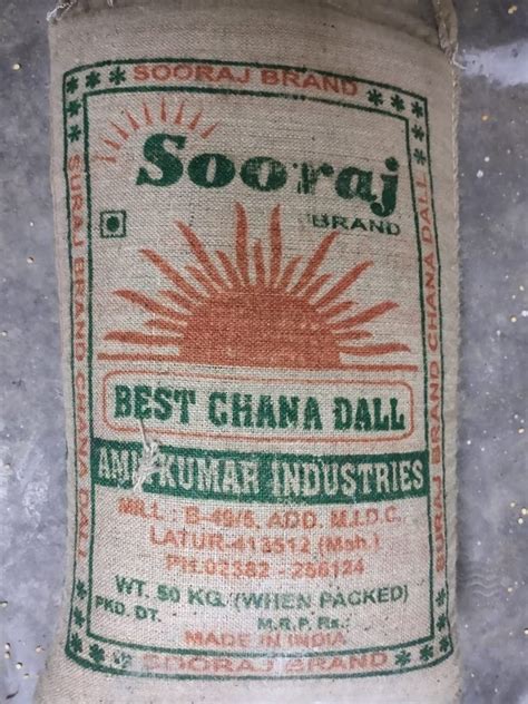 Chenna Dhall Sooraj Sortex 50kg Bag At Best Price In Chennai By Rathna Traders Id 22283444948