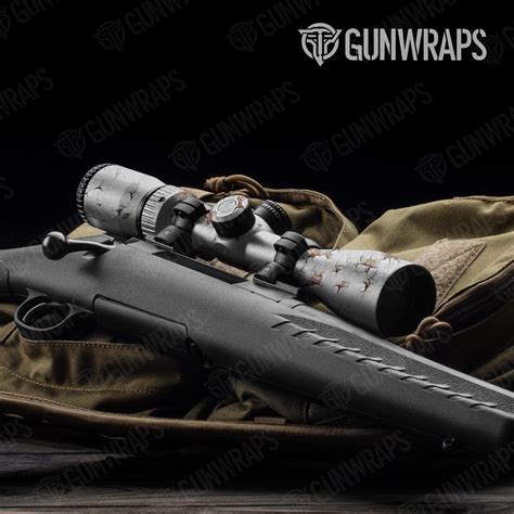 Rust 3d White Gear Wrap For Scope