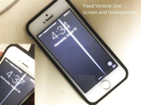 Fix Iphone Screen Lines Vertical And Unresponsive Iphone 5s 6