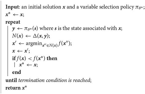 Frontiers A Machine Learning Framework For Neighbor Generation In Metaheuristic Search