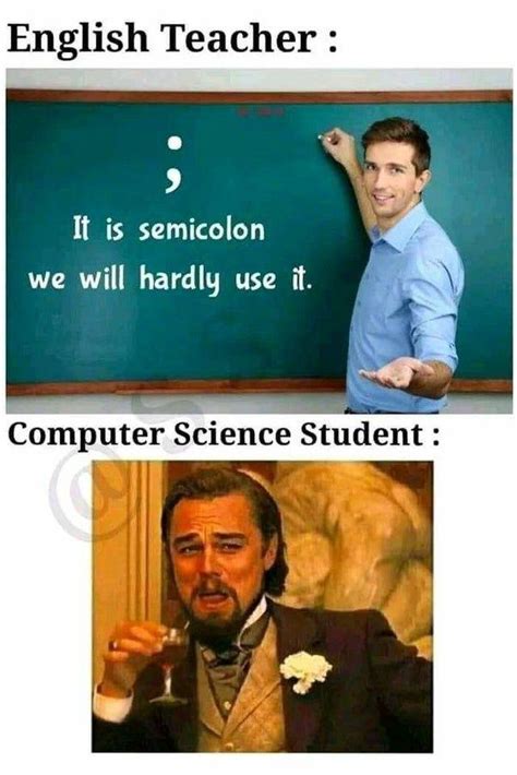 The Semicolon Optional In English Mandatory In Code ·