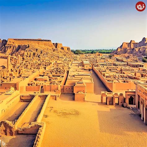 تصاویر وضعیت دیدنی شهر هگمتانه در زمان حکومت مادها از دید هوش مصنوعی