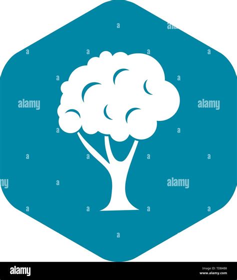 Tree Icon In Simple Style Stock Vector Image Art Alamy