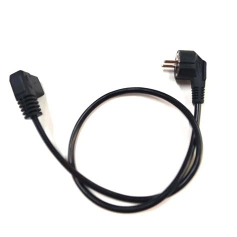 Right Angle C19 To Europe Plug Power Cable For Server PDU Connected To C20 AC Power Cable
