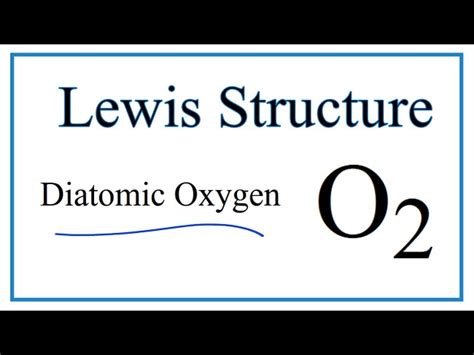 O2 Oxygen Lewis Dot Structure Science Trends