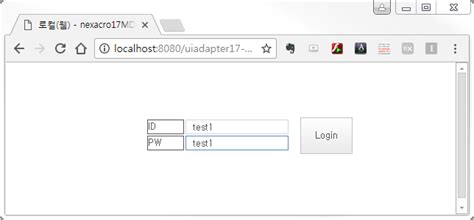 스프링프레임워크412release64bit 넥사크로플랫폼17 Uiadapter적용 샘플프로젝트 생성 가이드