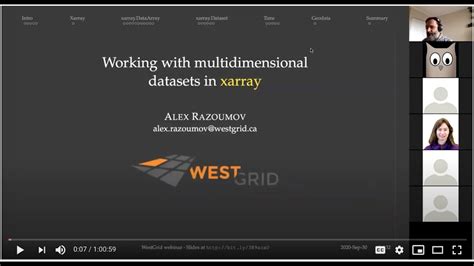 working with multidimensional datasets in xarray youtube