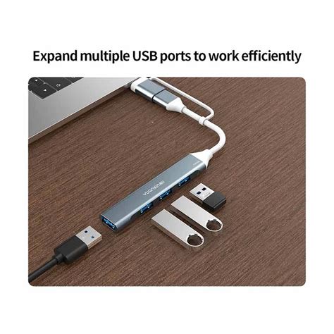 Yuanxin Yxh Usb Type C Male To Quad Usb Female Usb Hub Price In Bd Ryans