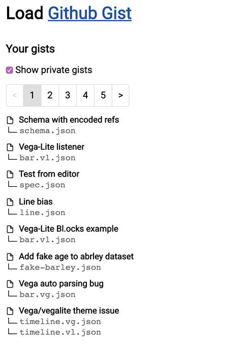 Number Of Dispalyed Gist Files · Issue 624 · Vegaeditor · Github