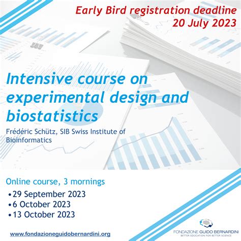 Still Seats Available Online Intensive Course On Experimental Design And Biostatistics