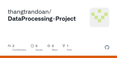 Github Thangtrandoandataprocessing Project