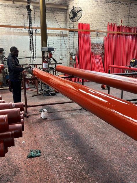 Piping Fire Sprinkler Systems With Rust Rite Smooth Red Rustrite