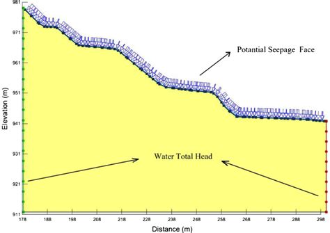 finite element mesh and boundary conditions for the analyses used to