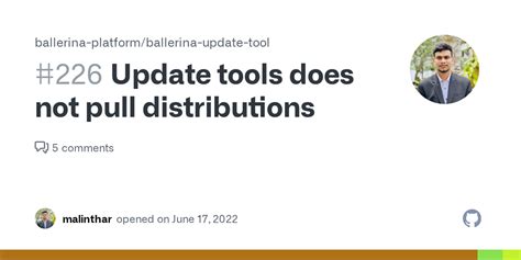 Update Tools Does Not Pull Distributions · Issue 226 · Ballerina