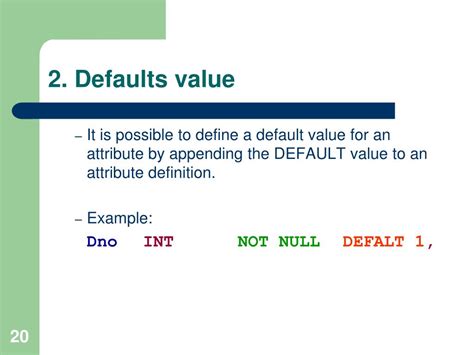 Ppt Sql 99 Schema Definition Constraints Queries And Views
