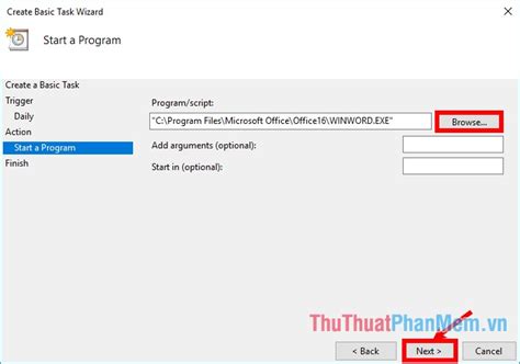 Set Up The Program To Run Automatically By Task Scheduler In