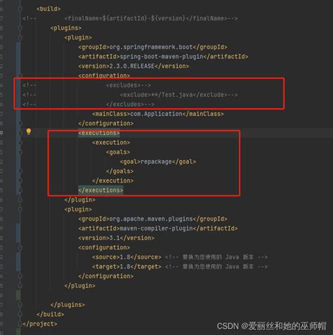 springboot打包后包中没有jar包，项目结构也不对 springboot打包没有本地jar包 csdn博客
