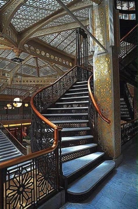 The Rookery Building Lobby 1905 Chicago Designed By Frank Lloyd Wright