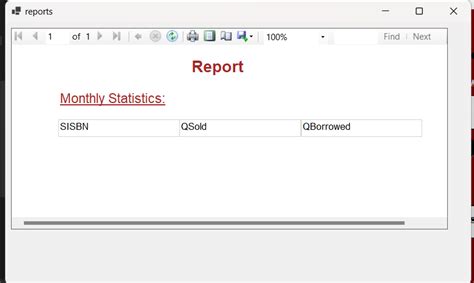 Table Empty In Report Viewer C Stack Overflow