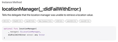 Ios Location Manager