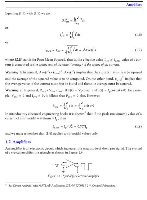 Download Free Electronic Devices And Amplifier Circuits With Matlab Applications Pdf Online 2021