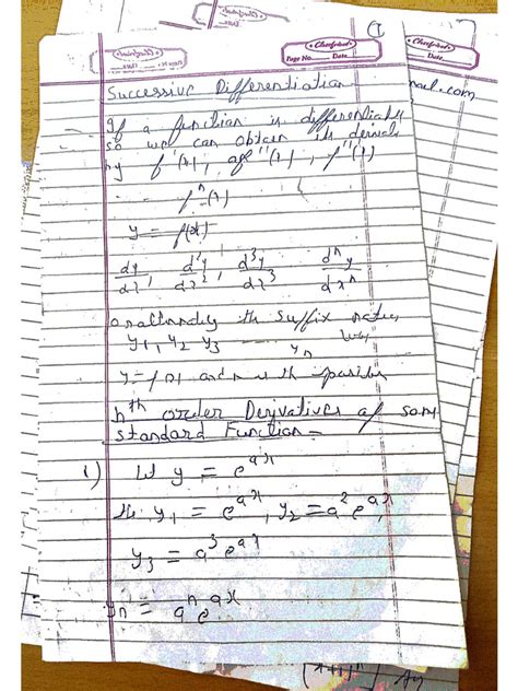 Successive Diff Notes Pdf Successive Diff Notes Pdf