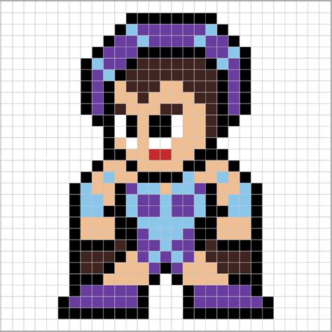 Patrones Hama Beads He Man Evil Lyn 【 Pixel Real