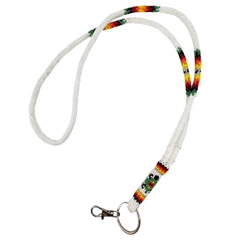 Combination Wrap And Peyote Stitch Lanyard Turtle Four Directions Trading