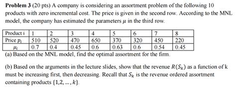 solved problem 3 20 pts a company is considering an