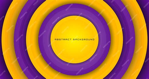 Premium Vector 3d Yellow Purple Geometric Abstract Background Overlap Layer On Bright Space