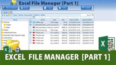 Download Your Free Excel File Manager Part Workbook Here Excel For Freelancers