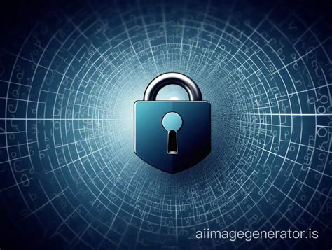 Privacy And Data Security Concept Digital Lock And Shielded Data AI Image Generator