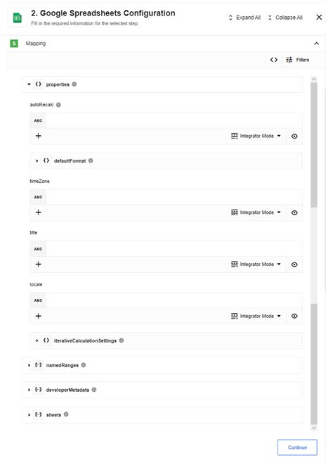 Elastic Io Documentation Google Spreadsheets Actions