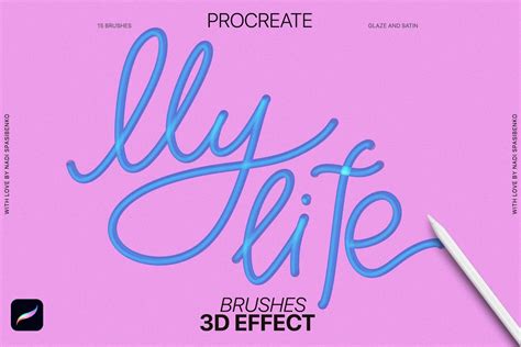 3d Effect Procreate Brushes — Artcoast Studio
