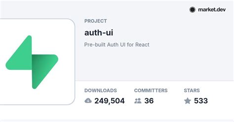 Auth Ui Ecosystem Directory Marketdev