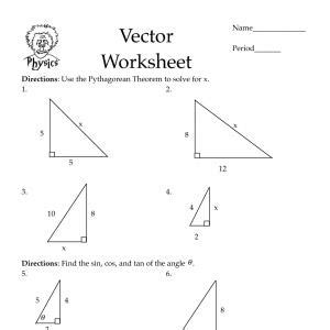 Vector Word Problems Worksheet At Vectorified Com Collection Of Vector Word Problems Worksheet