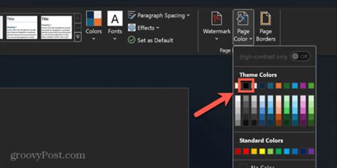 How To Make Word Pages White In Dark Mode