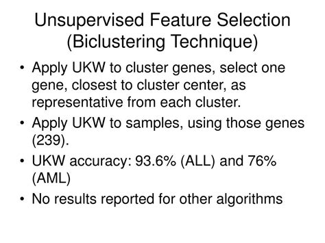 Ppt Unsupervised Clustering In Mrna Expression Profiles Powerpoint